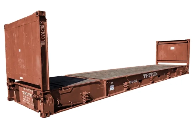 Contenedor maritimo 40' FLAT RACK - usado - Eco Containers